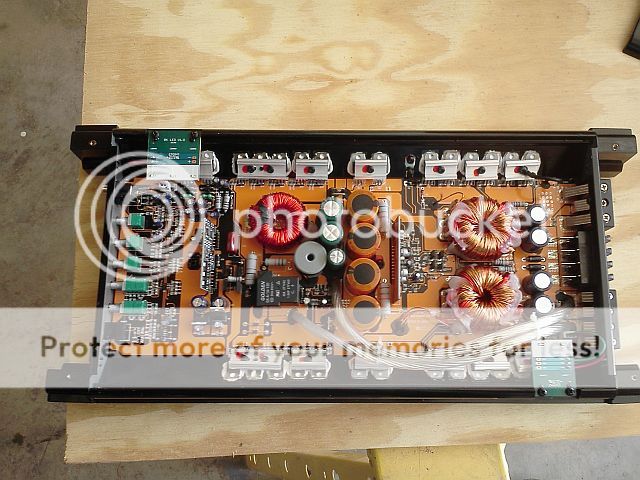 Precision Power Black Ice 1300.1d - Amp Guts - Steve Meade Designs